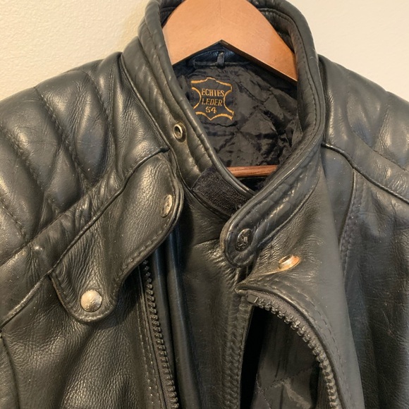 Jackets & Coats | 199s Echtes Leder 54 Leather Biker Jacket | Poshmark
